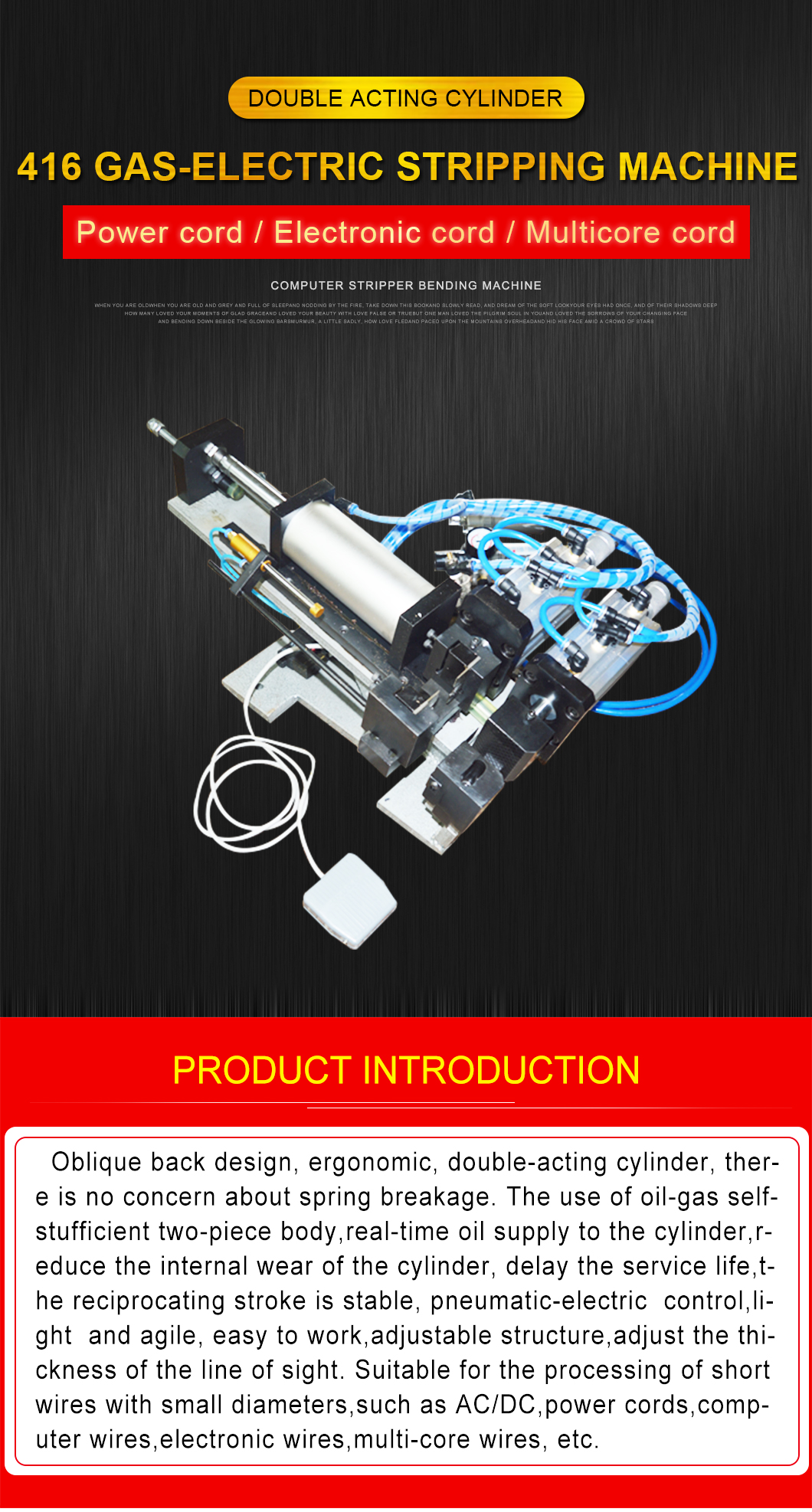 Pneumatic Wire Stripping And Twisting Machine - Buy Pneumatic Wire ...